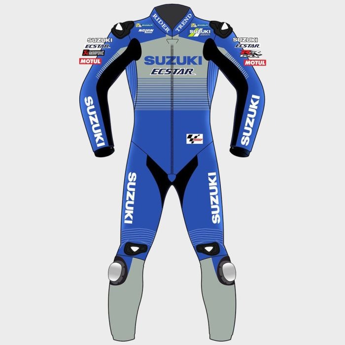 Suzuki Alex Rins 2020 Motorcycle Racing Suit | Zees Moto - ZEES MOTO